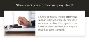 Is That A Real Chinese Company Chop/Stamp/Seal? - Harris Sliwoski LLP