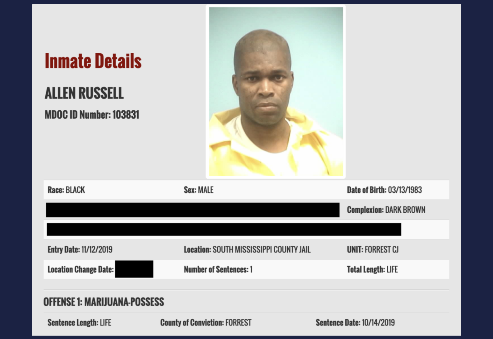 Brutality: Allen Russell's Life Sentence Without Parole Affirmed ...