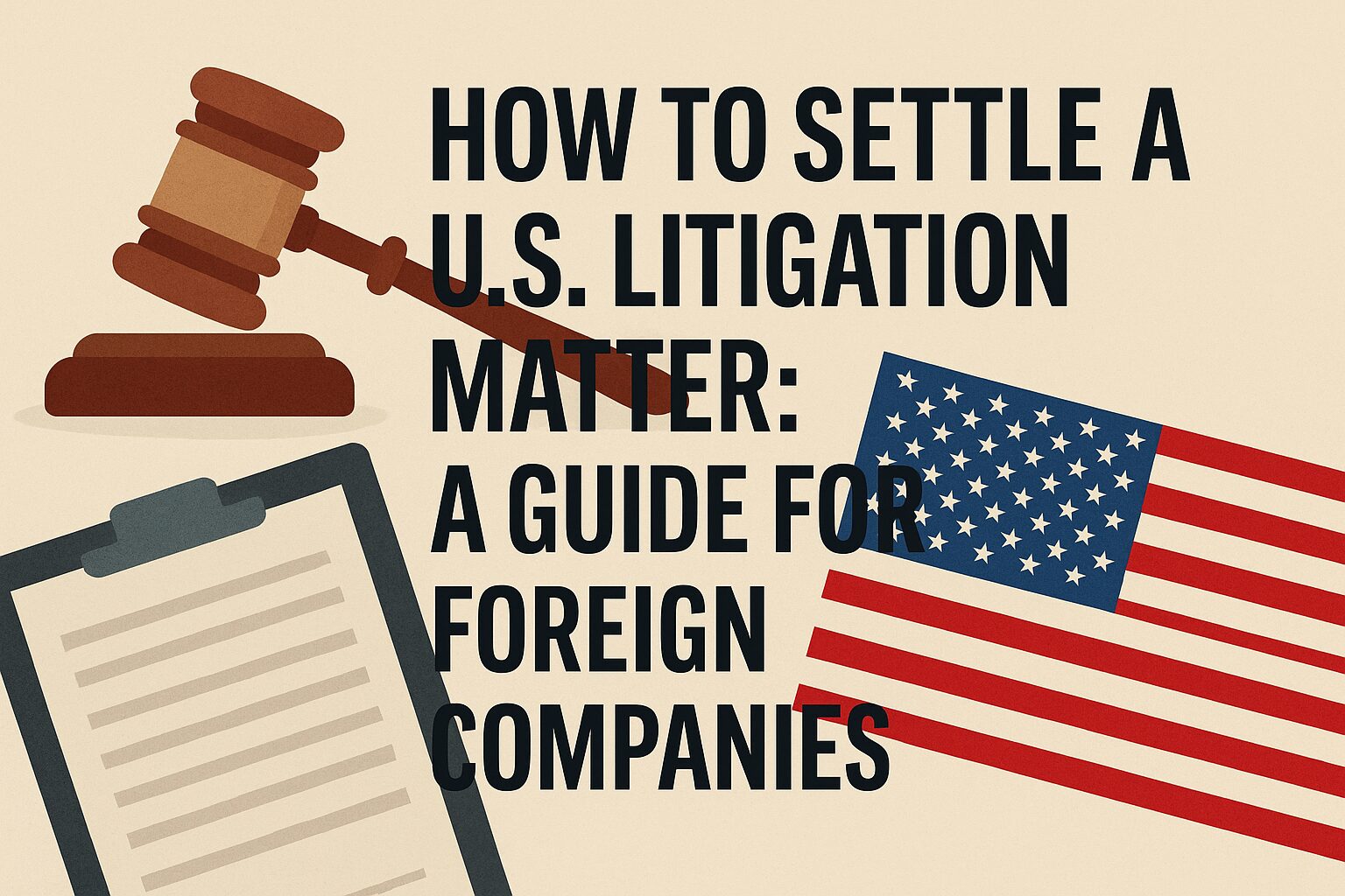 Settling U.S. Litigation: A Guide for Foreign Companies - Harris ...