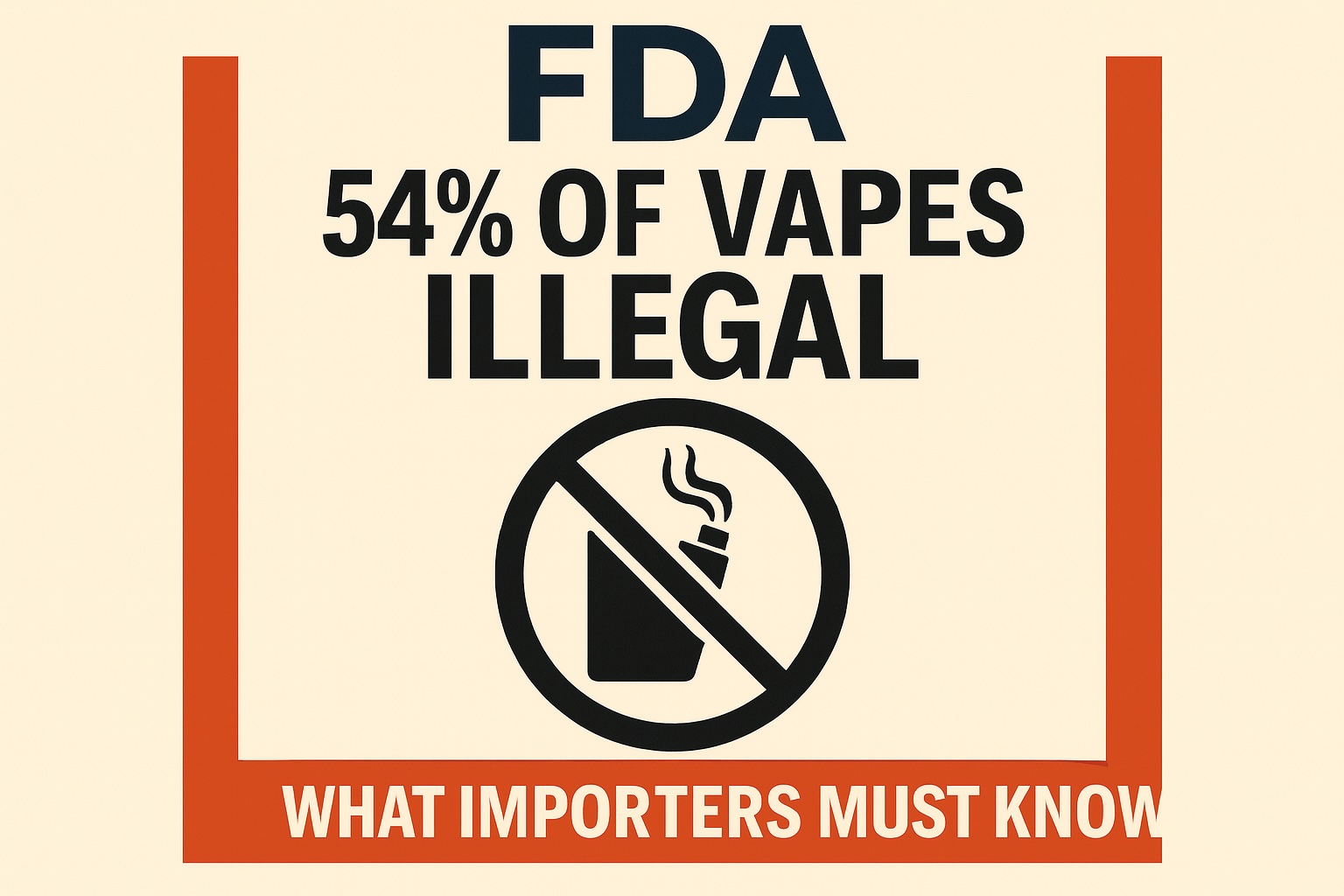 FDA Declares 54% of Vapes Illegal: What Importers Must Know Now ...